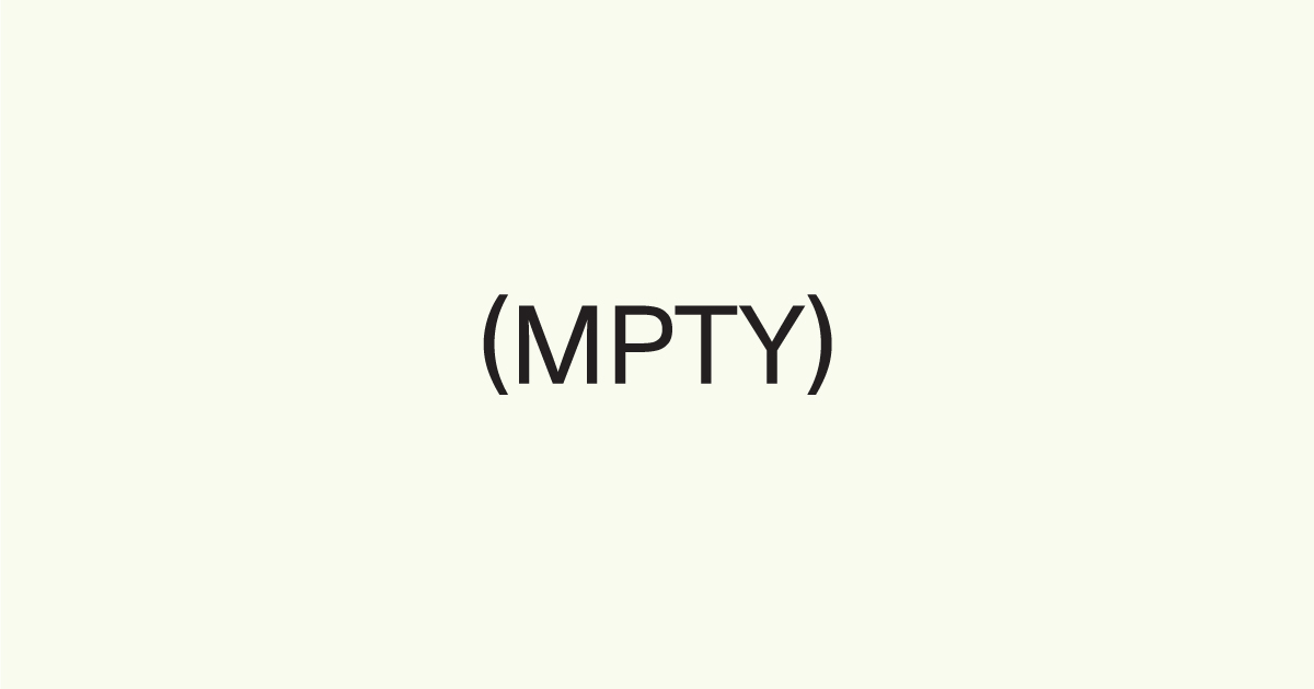 MPTY – A new creative studio focused on design, content creation, and ...